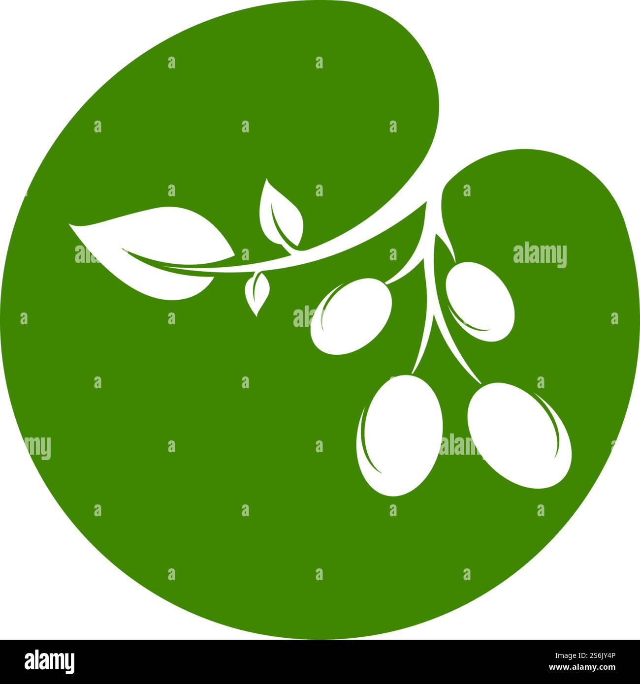 Olive branch logo hi-res stock photography and images - Alamy