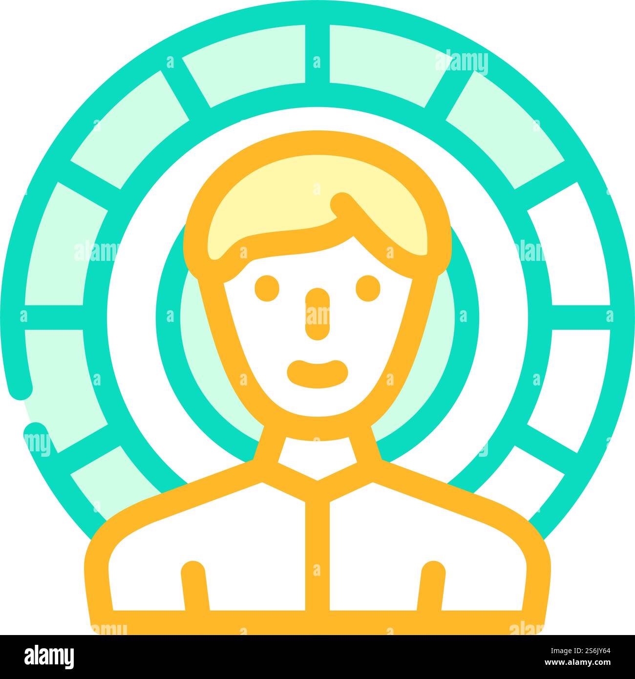 grading scale kyc color icon vector. grading scale kyc sign. isolated ...