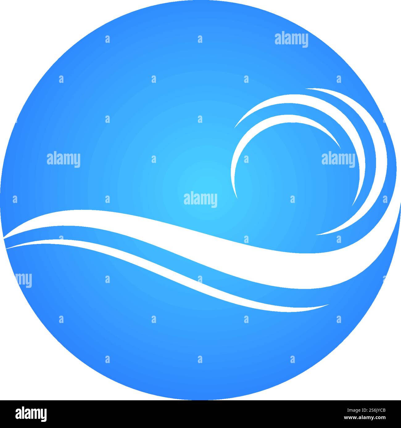 Wave logos symbol vector Stock Vector Image & Art - Alamy