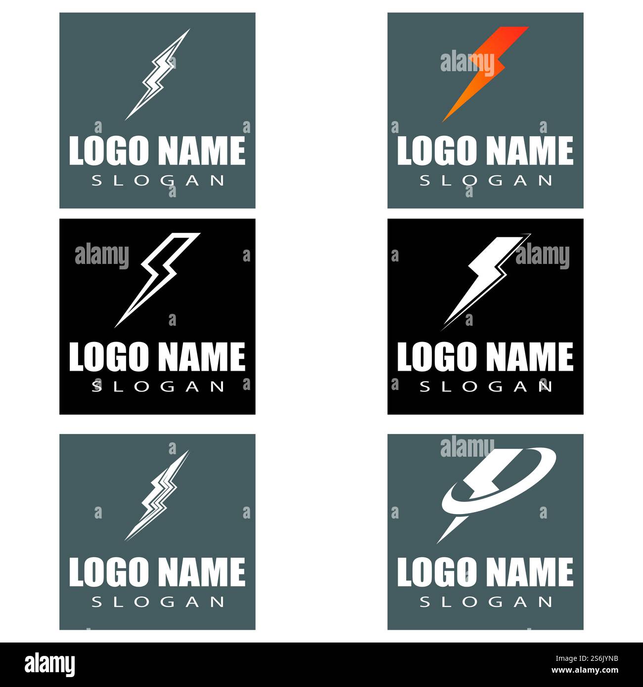 Power lightning logo vector design Stock Vector Image & Art - Alamy