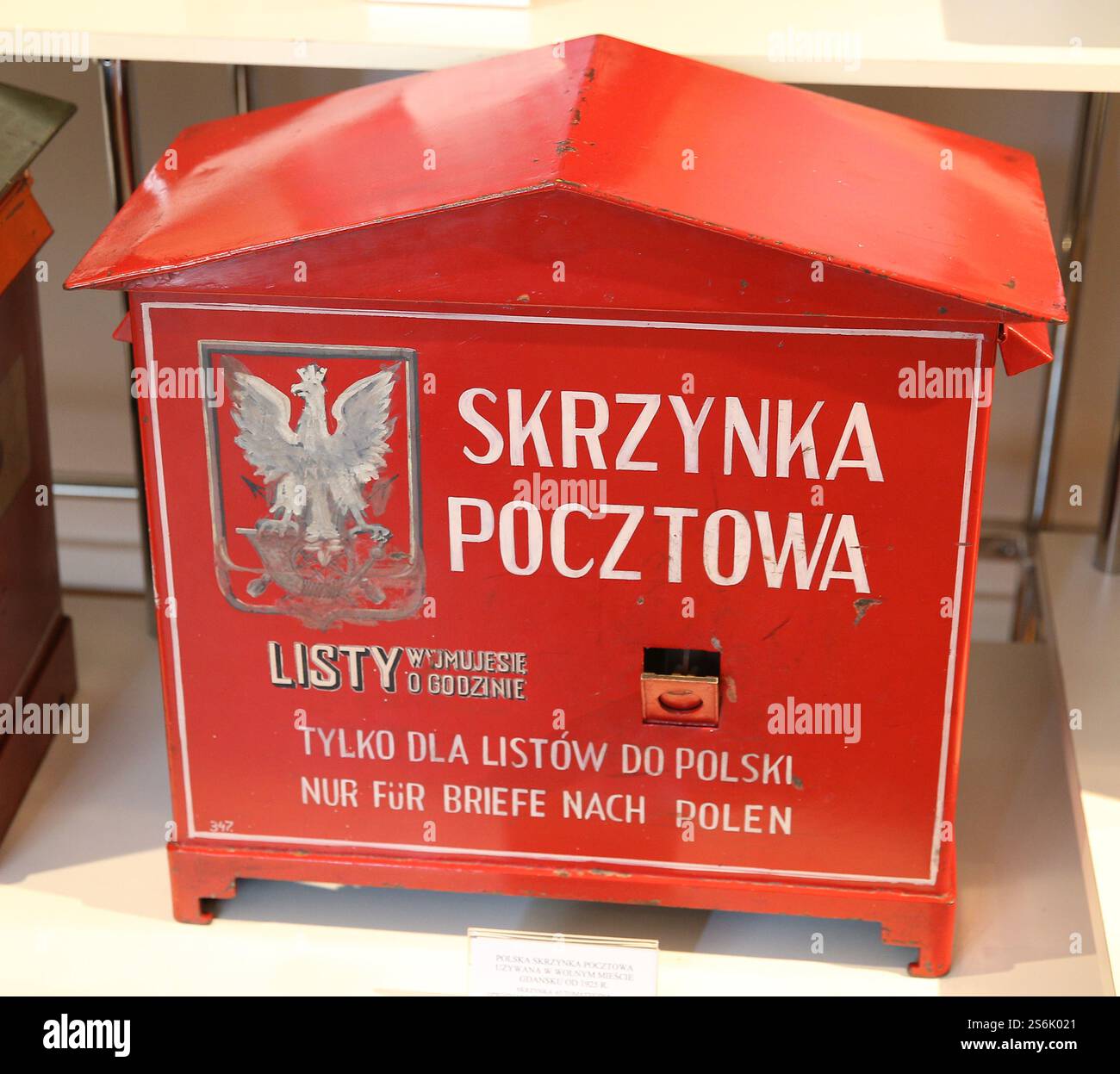 March 6, 2024, Wroclaw, Poland: Old Polish letterbox seen in the museum ...