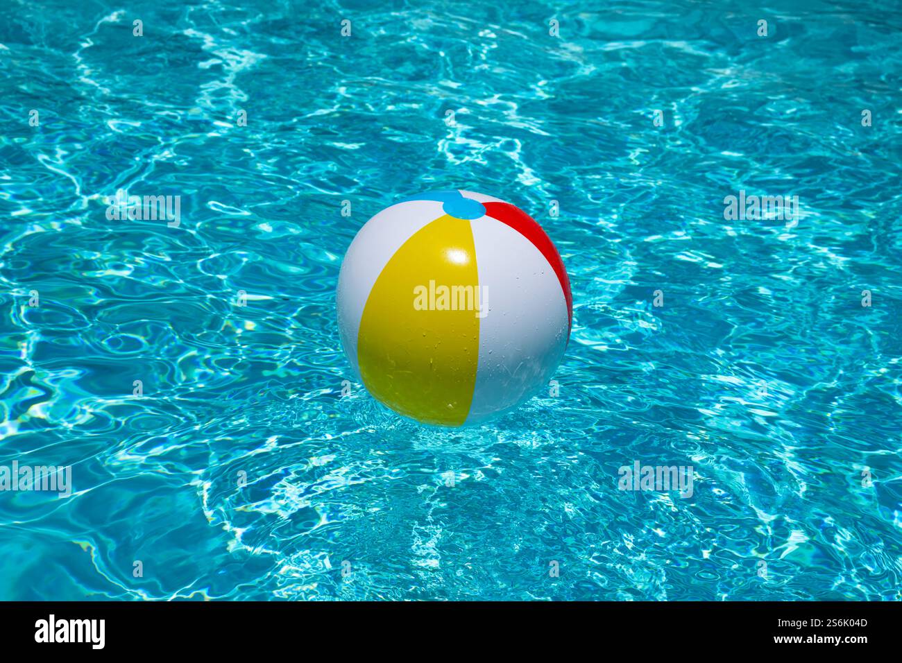 Summer vacation. Beach ball. Summer party. Inflatable beach ball ...