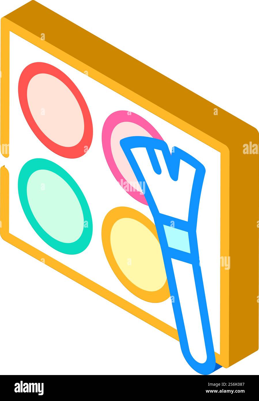 makeup cosmetics stylist isometric icon vector. makeup cosmetics ...