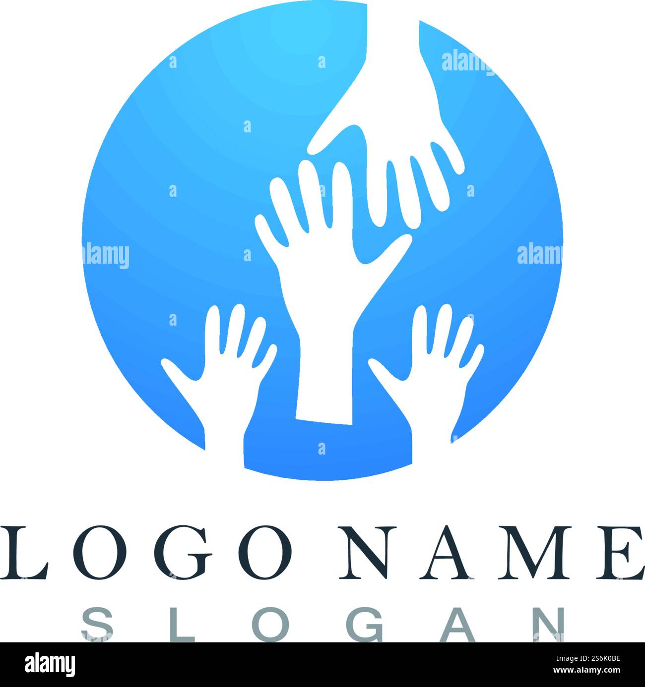 Hand Help Logo and symbol template Stock Vector Image & Art - Alamy