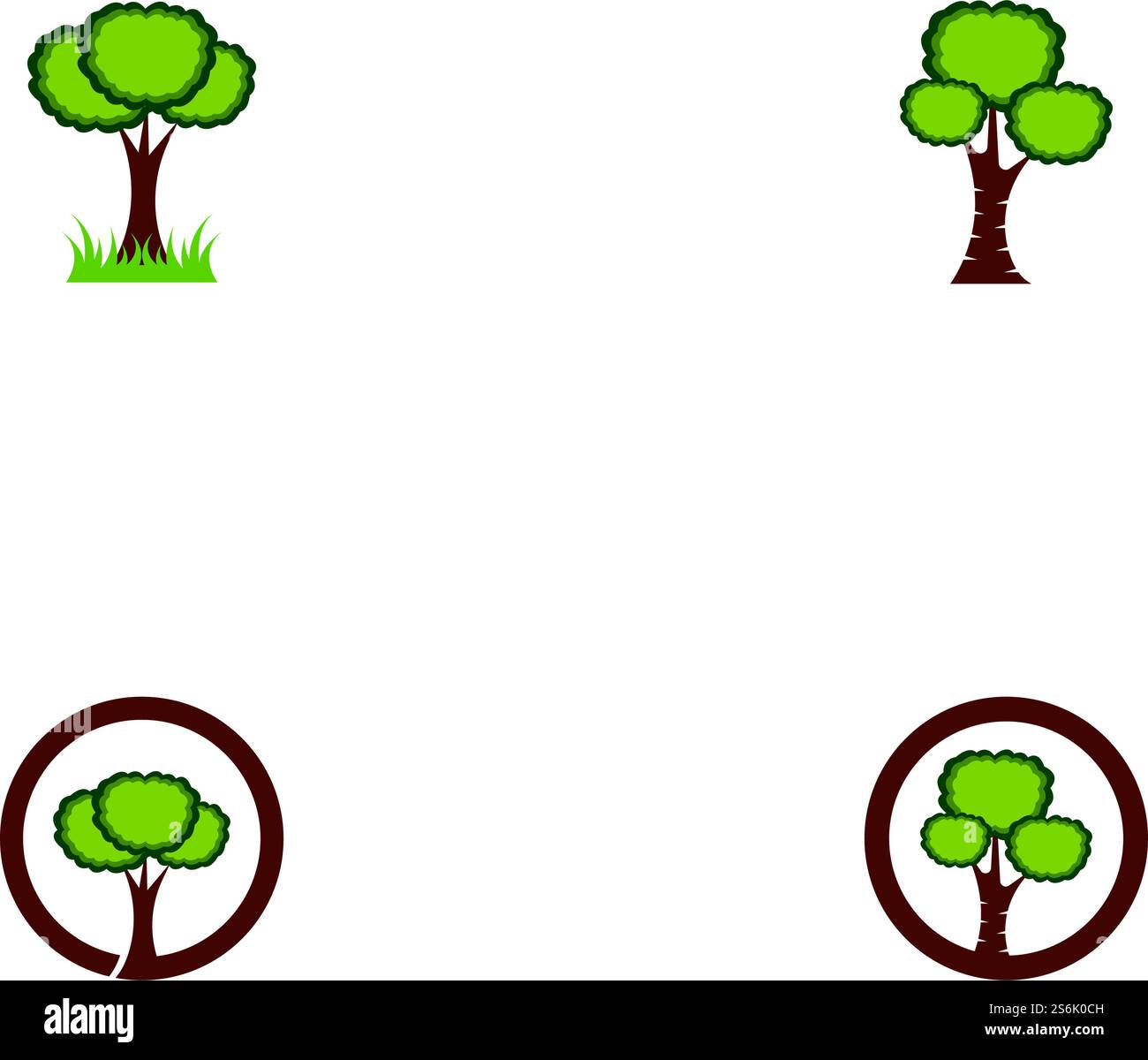 Tree Logo and symbol Stock Vector Image & Art - Alamy
