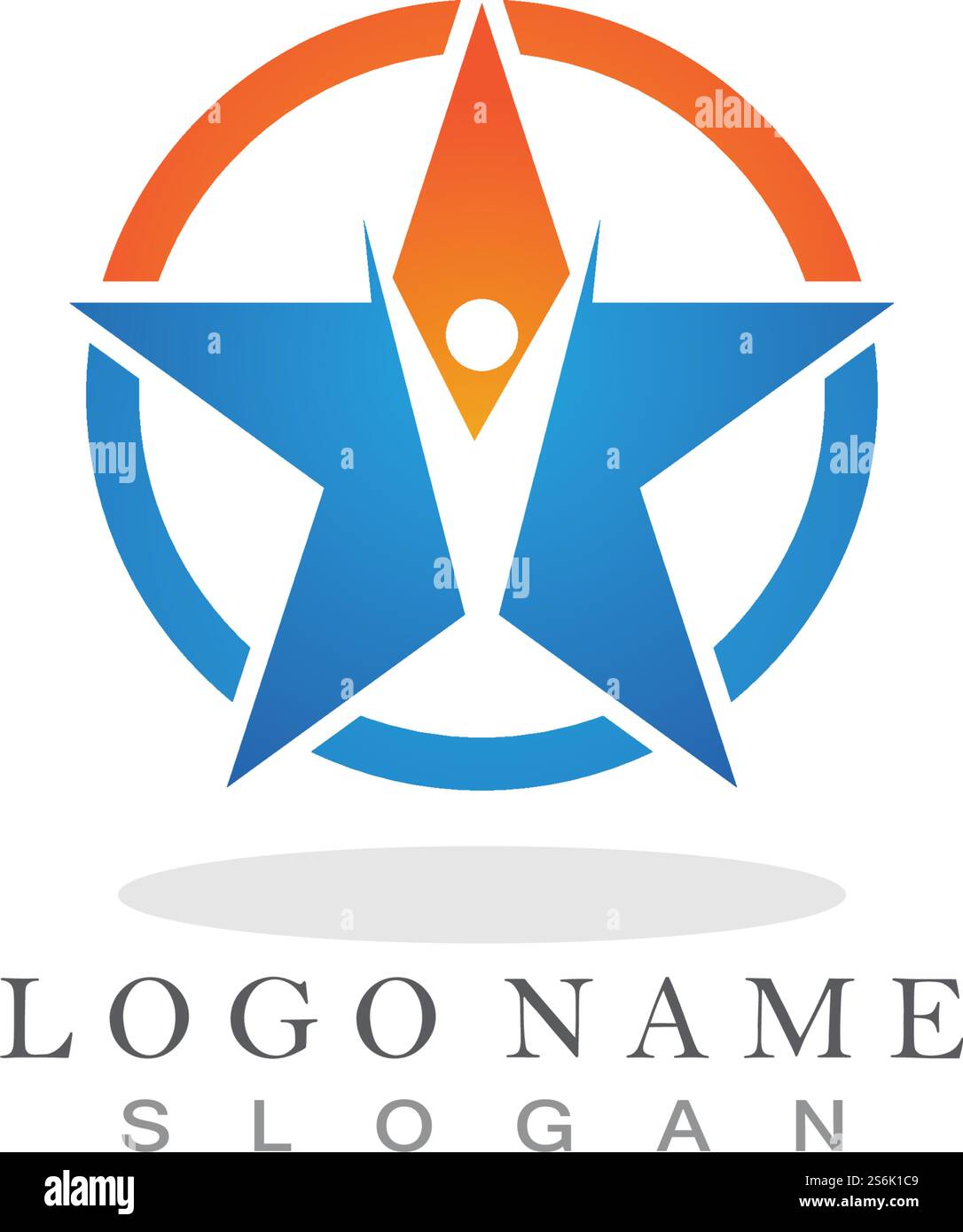 Star People Logo design vector Stock Vector Image & Art - Alamy