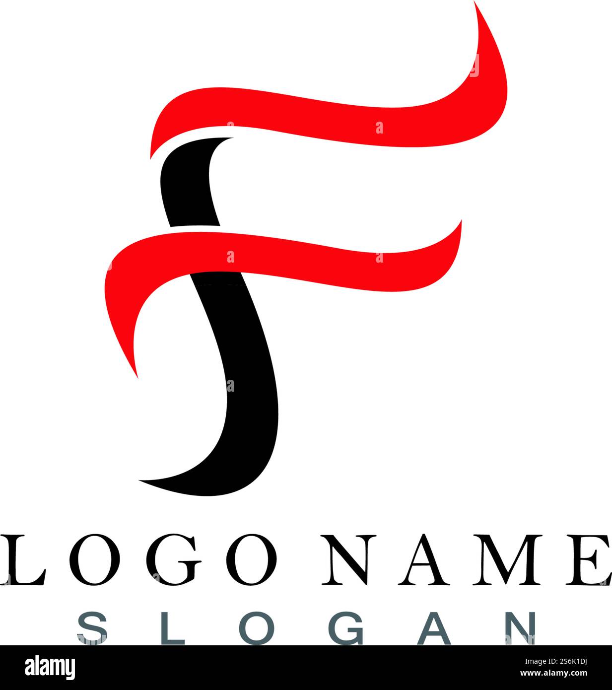 Digital monogram motion logo Cut Out Stock Images & Pictures - Alamy