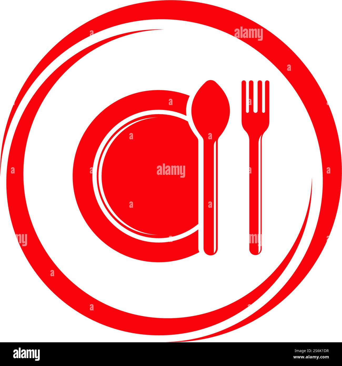 fork spoon logo template vector illustration.fork spoon logo vector ...