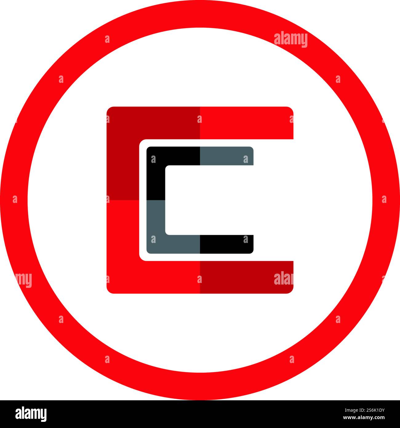 C Symbol Logo Stock Vector Image & Art - Alamy