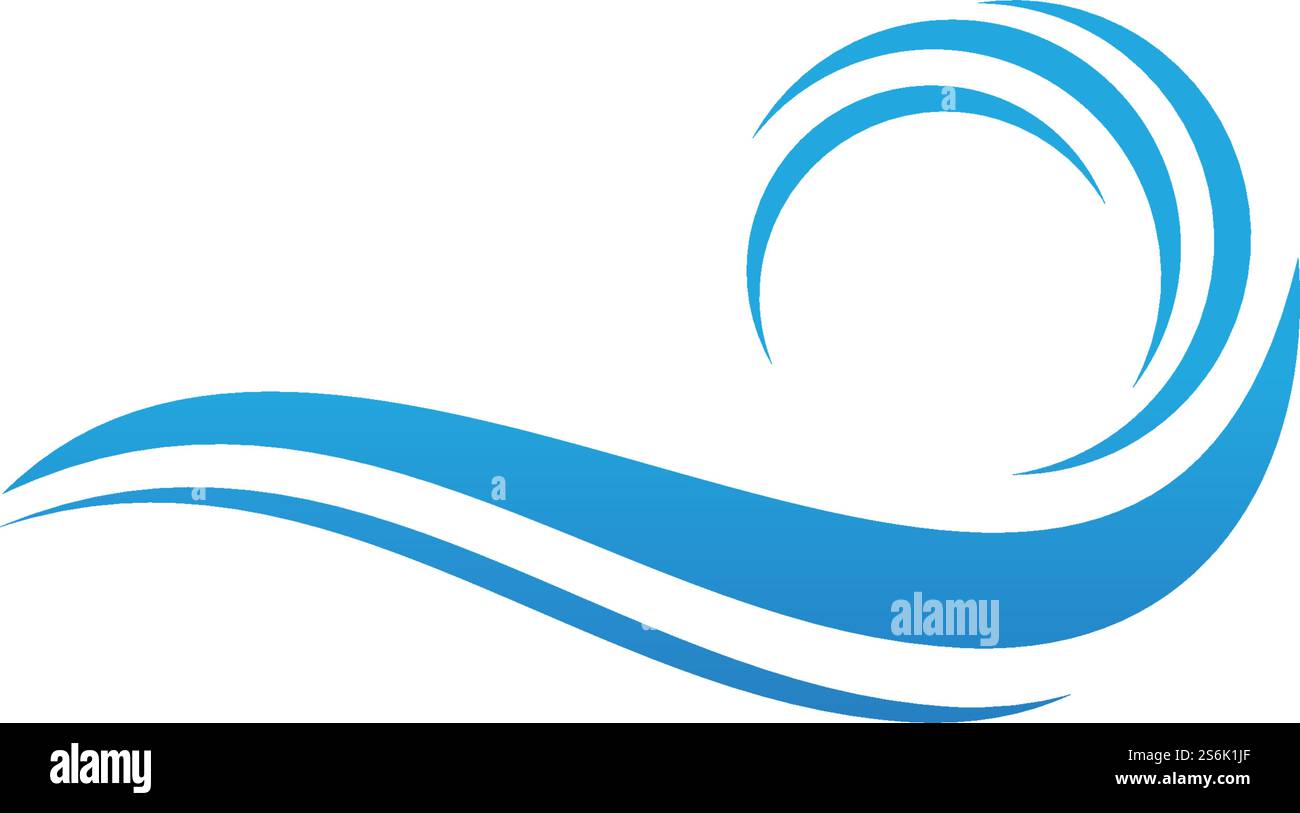 Wave logos symbol vector Stock Vector Image & Art - Alamy