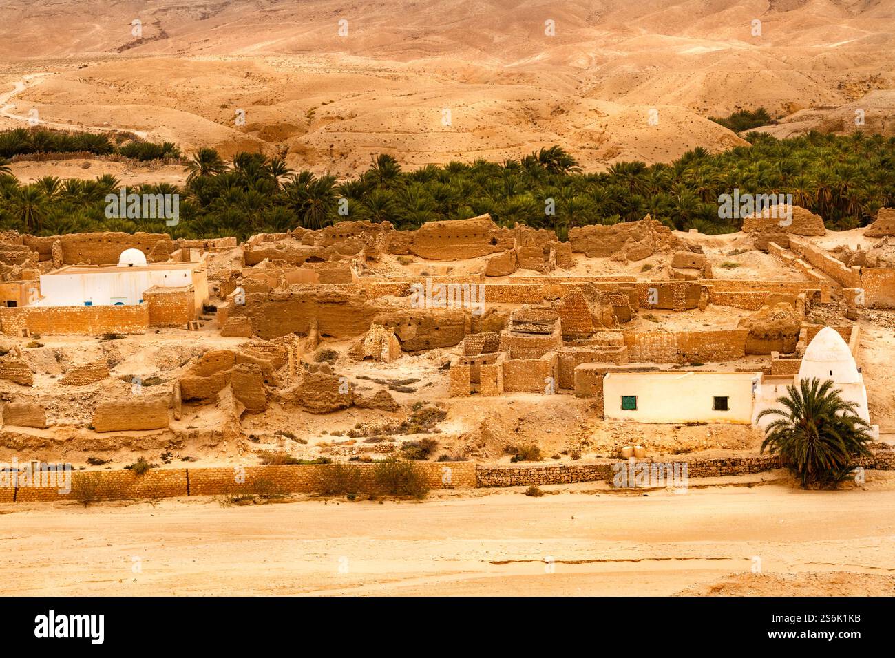 Ruins of the old town of Mides destroyed by flooding. Mides ...