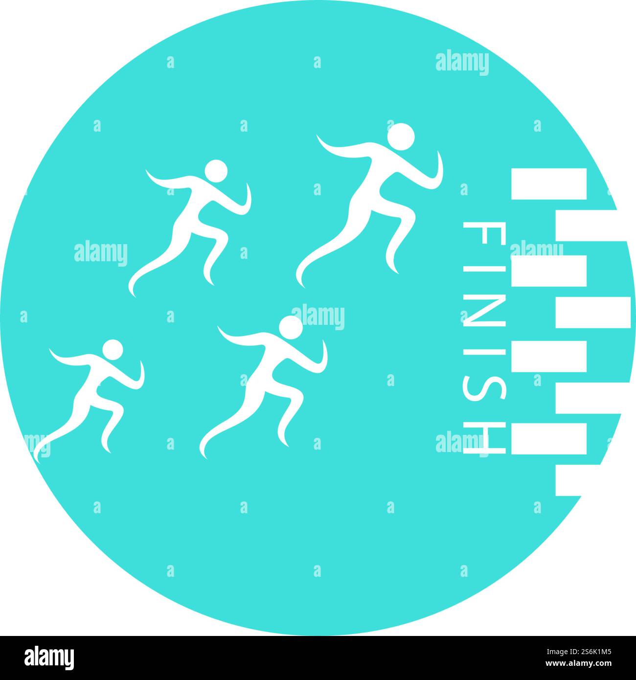 running race logo icon Stock Vector Image & Art - Alamy