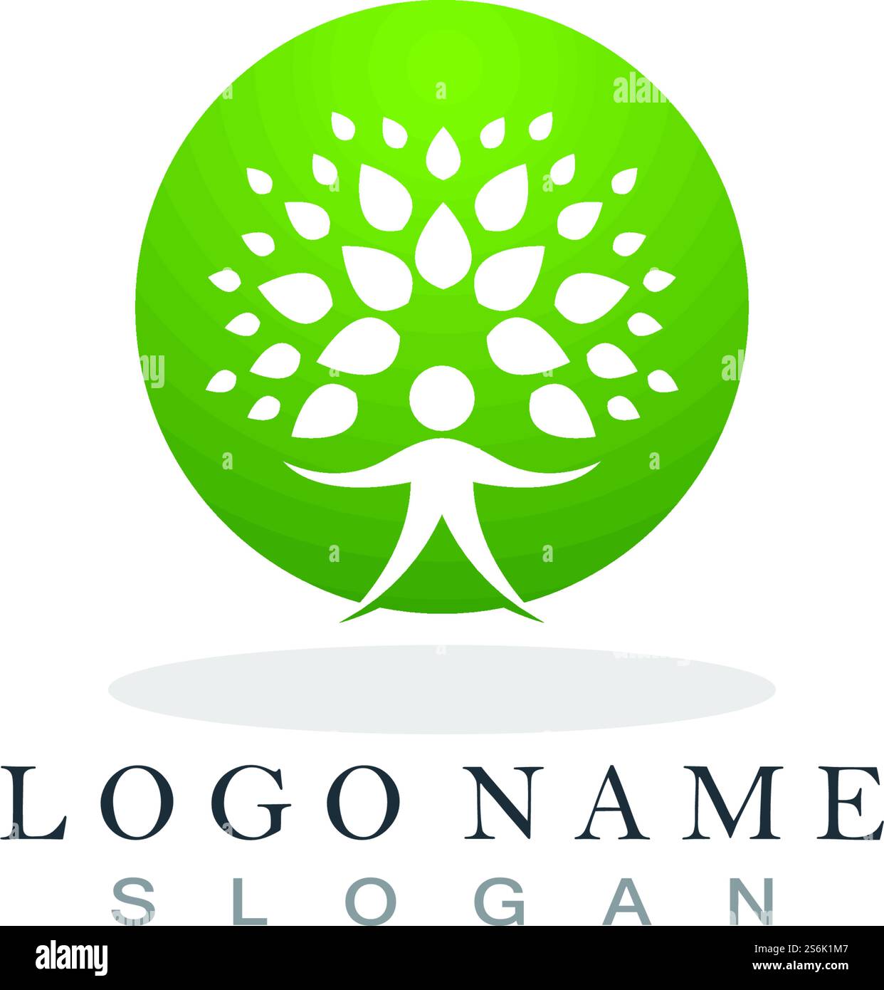 tree human life logo vector icon Stock Vector Image & Art - Alamy