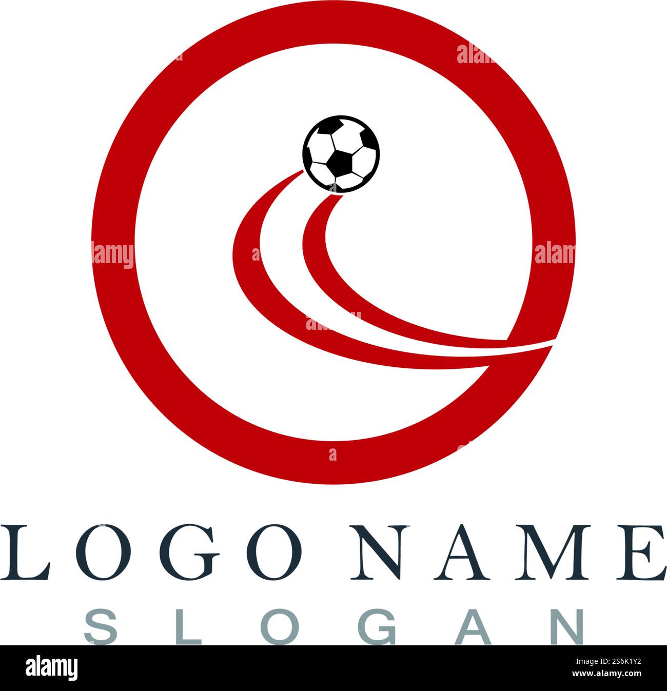 Football Logo Icon Stock Vector Image & Art - Alamy