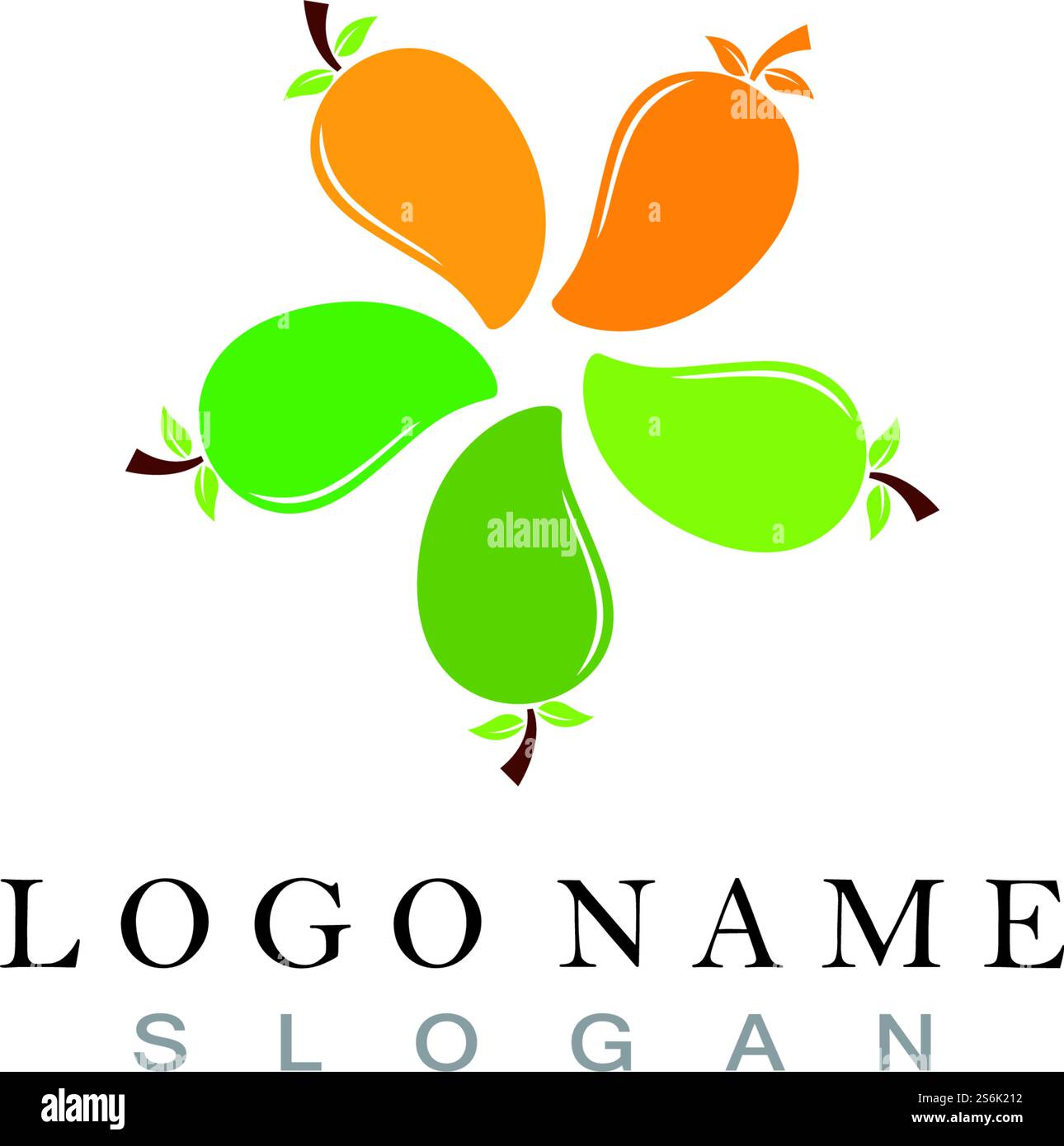 Mango fruits logo and symbols vector Stock Vector Image & Art - Alamy