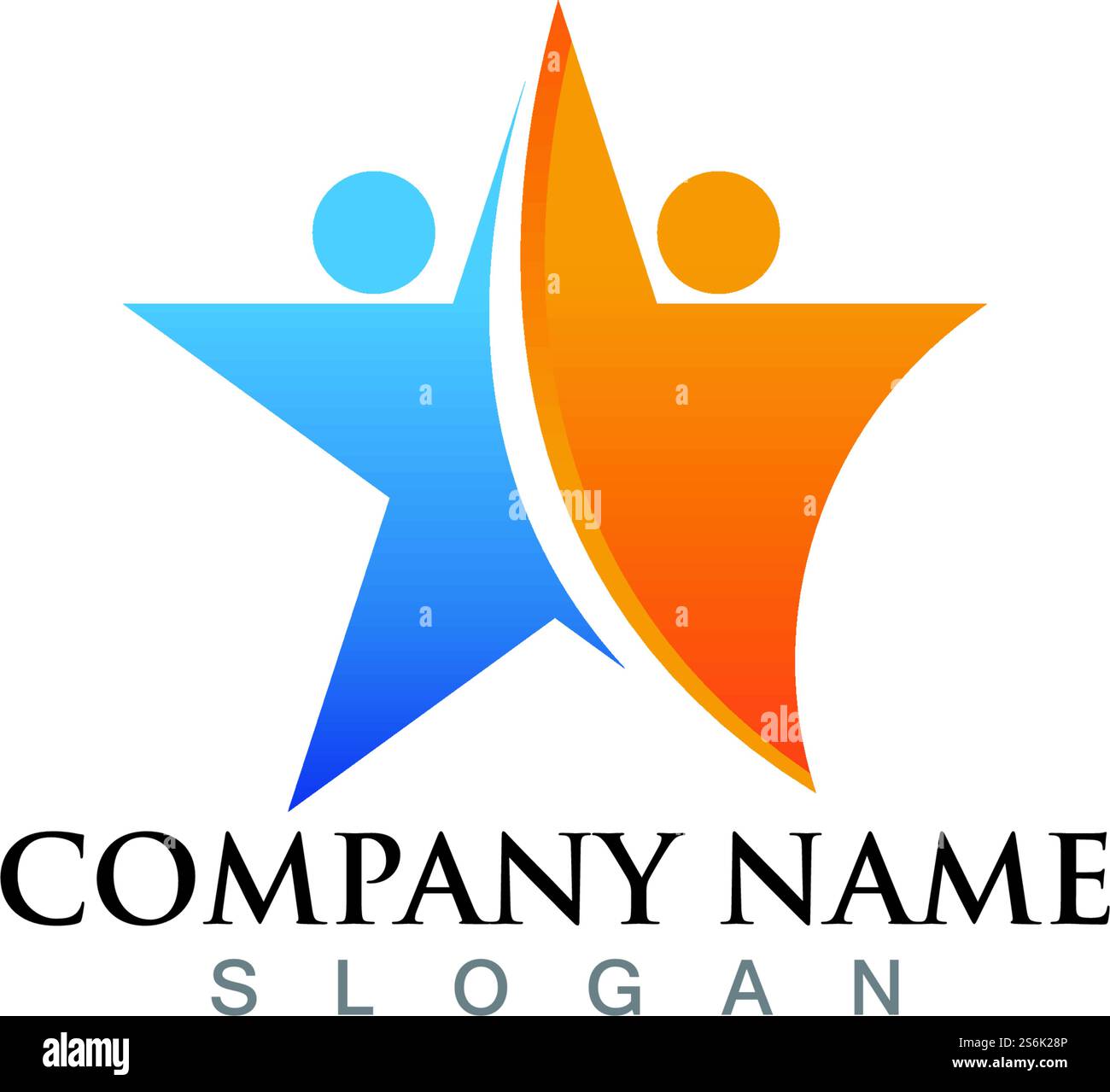 Star people community logo design Stock Vector Image & Art - Alamy