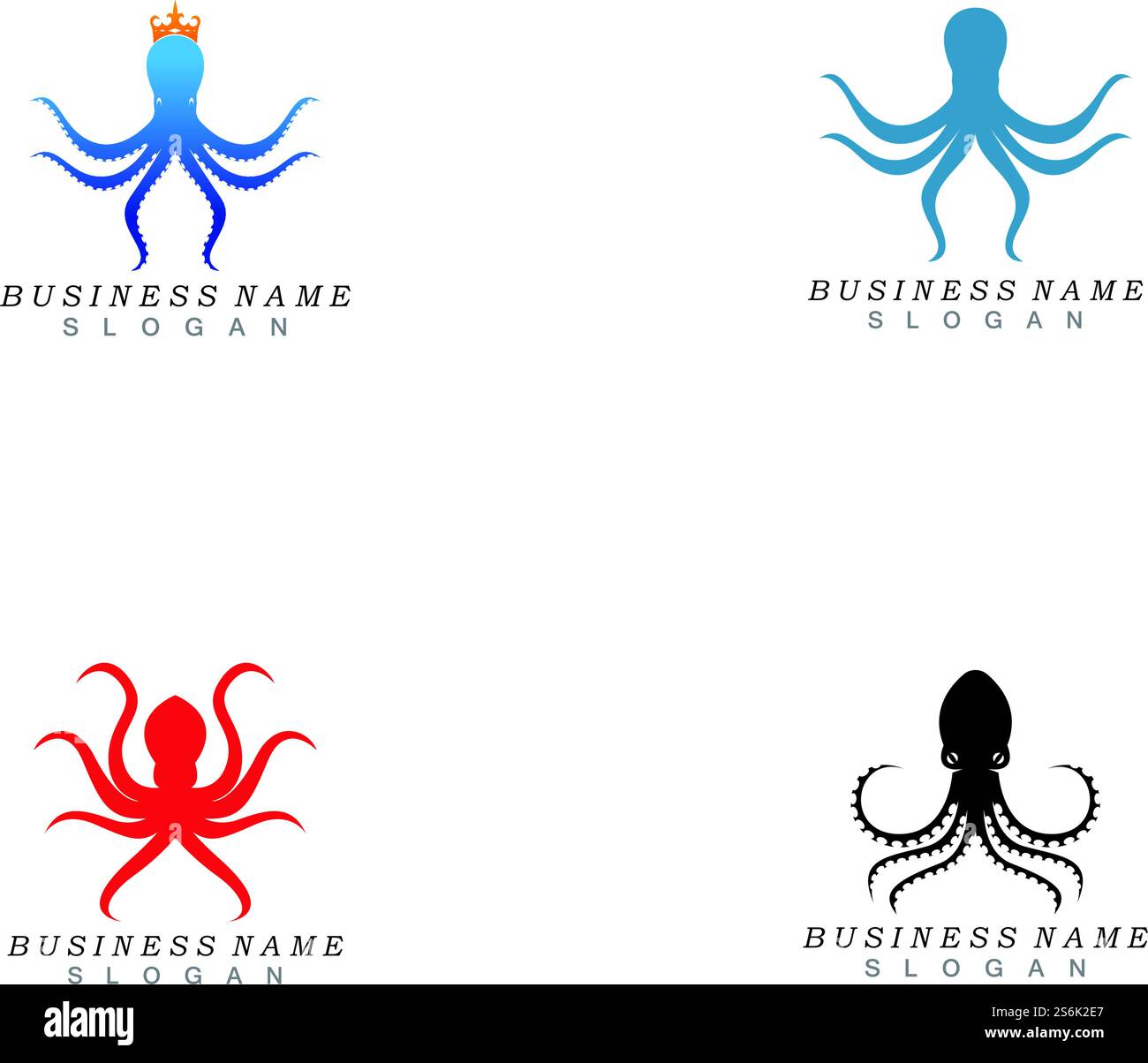 Octopus Silhouette Vector Graphics Stock Vector Image & Art - Alamy