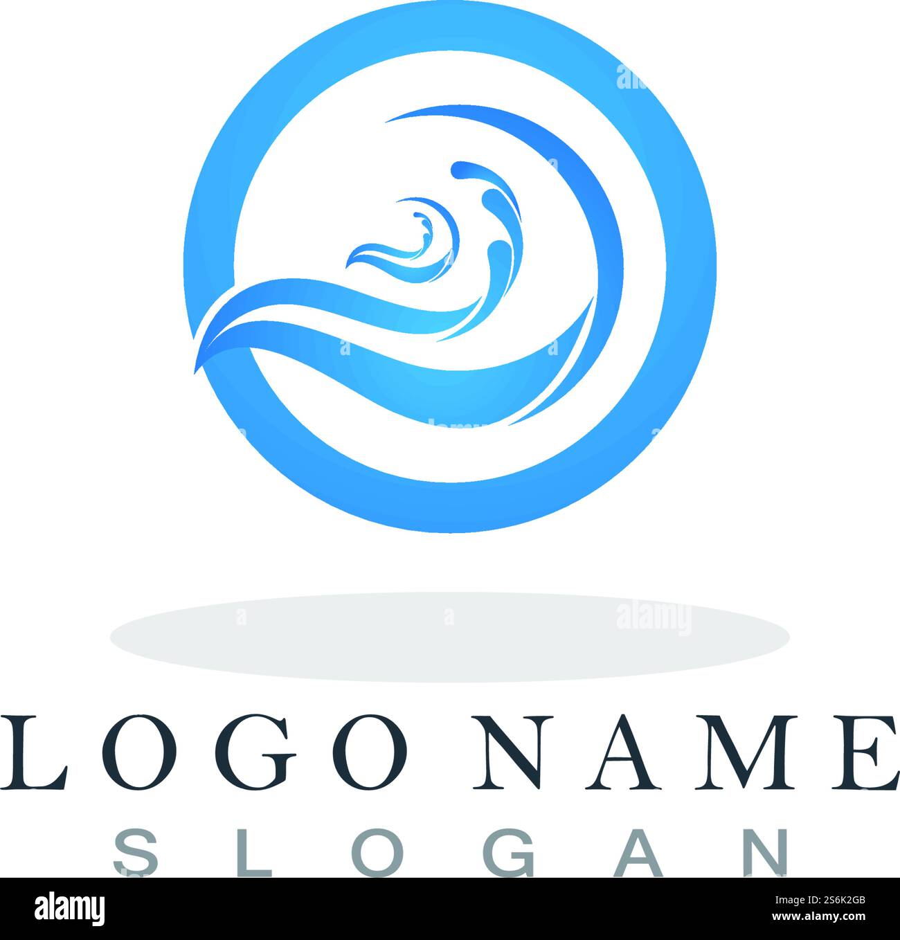 Wave Beach Logo and symbol icon Stock Vector Image & Art - Alamy