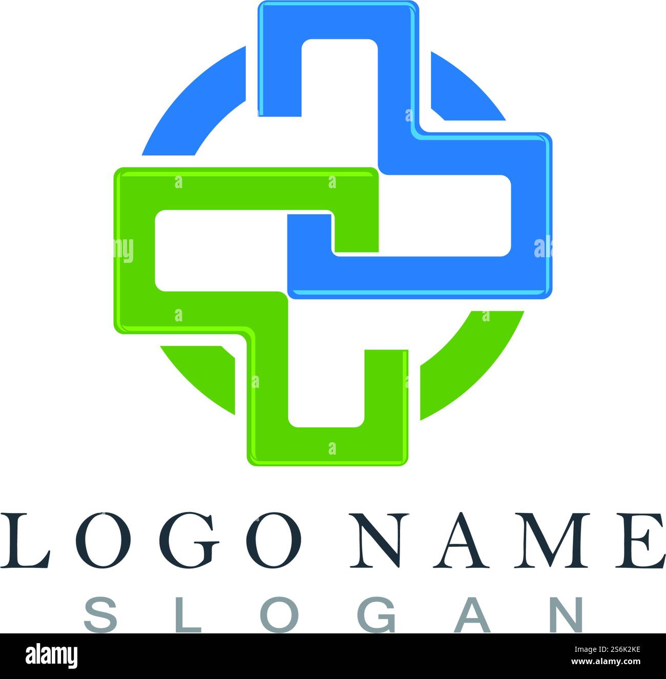 Medical And Health Logo Vector Design Stock Vector Image & Art - Alamy