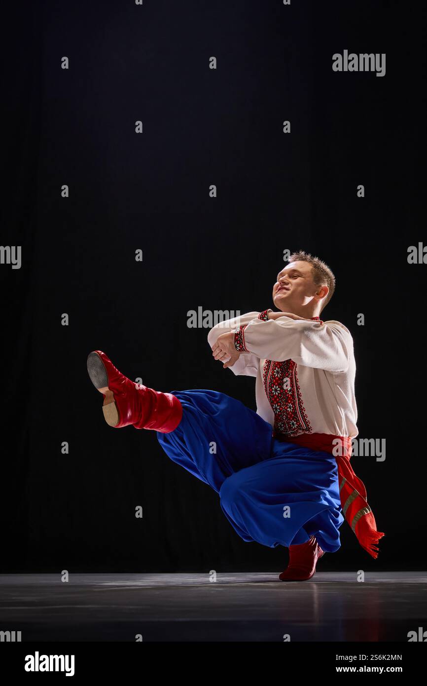 Group of dancers performing intricate footwork, dressed in traditional ...