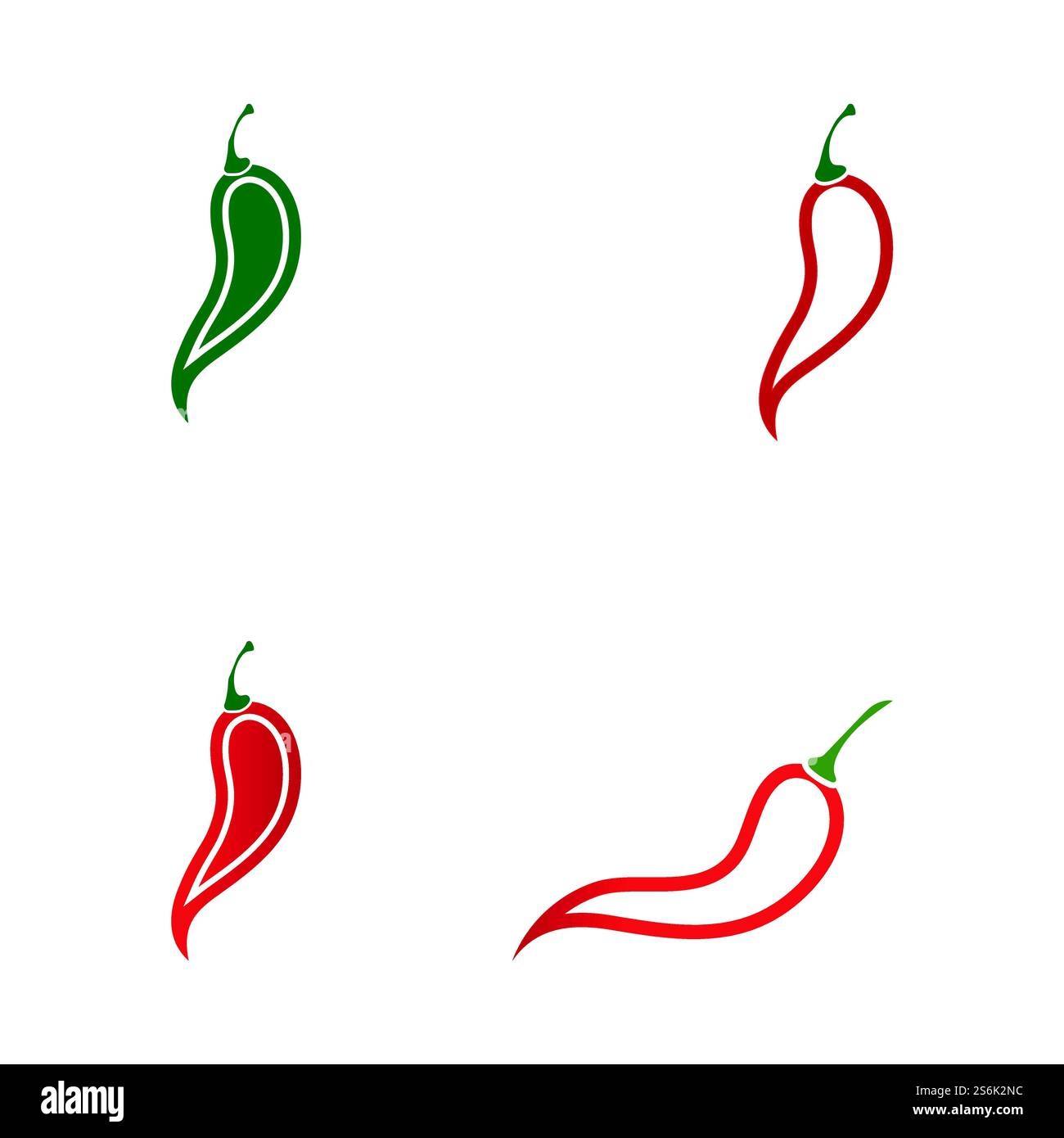Red hot natural chili icon Template vector Illustration Stock Vector ...