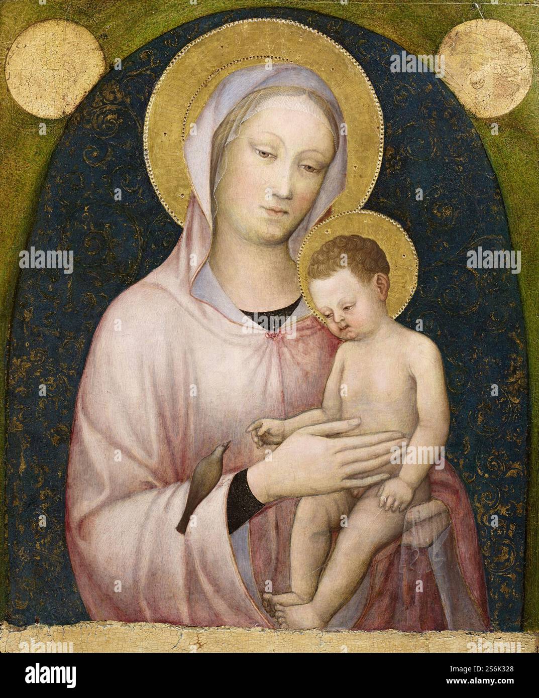Madonna and Child painting by Jacopo Bellini in the Accademia Carrara ...