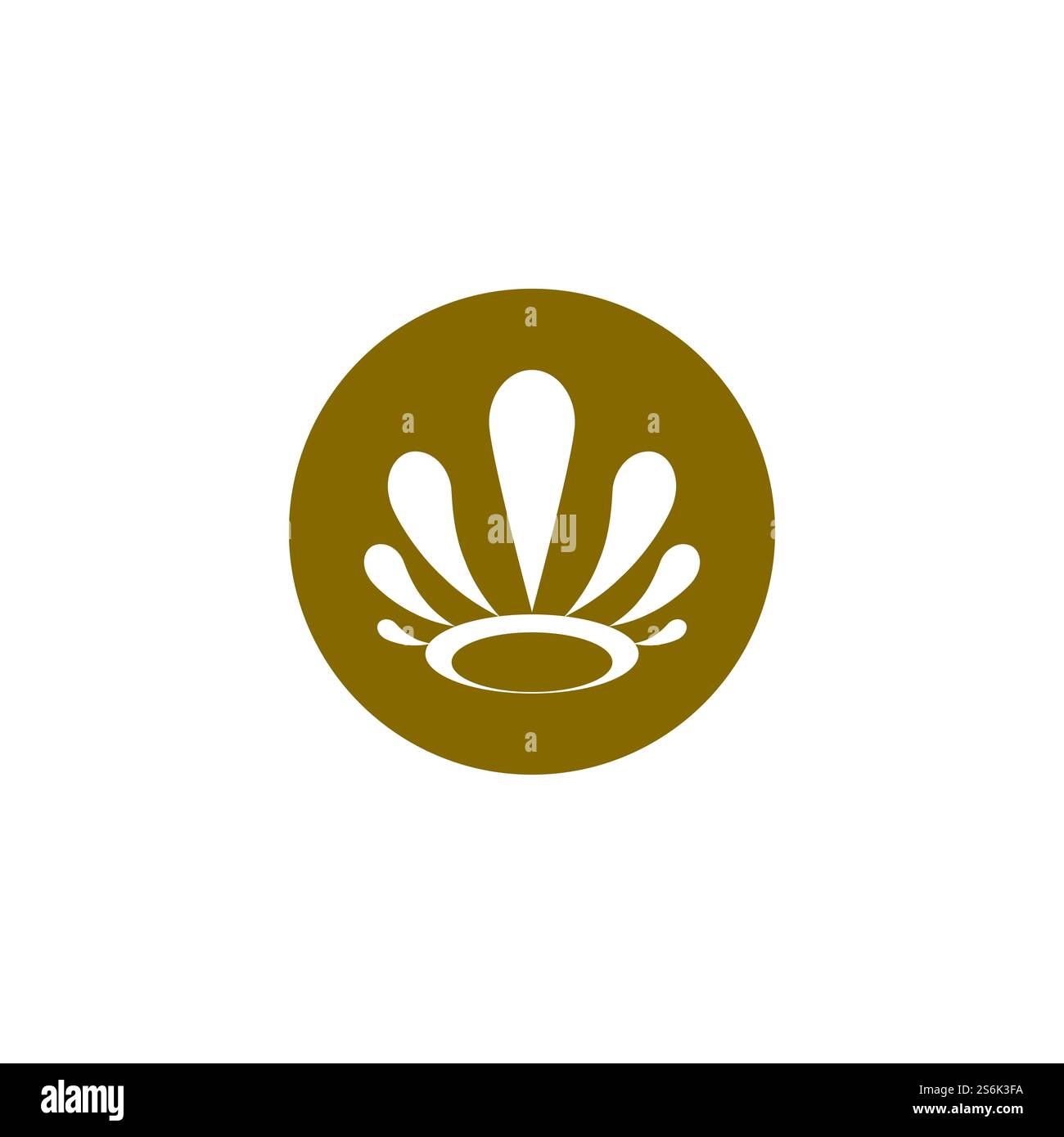Royal King Queen Crown Elegant Luxury logo design Stock Vector Image ...