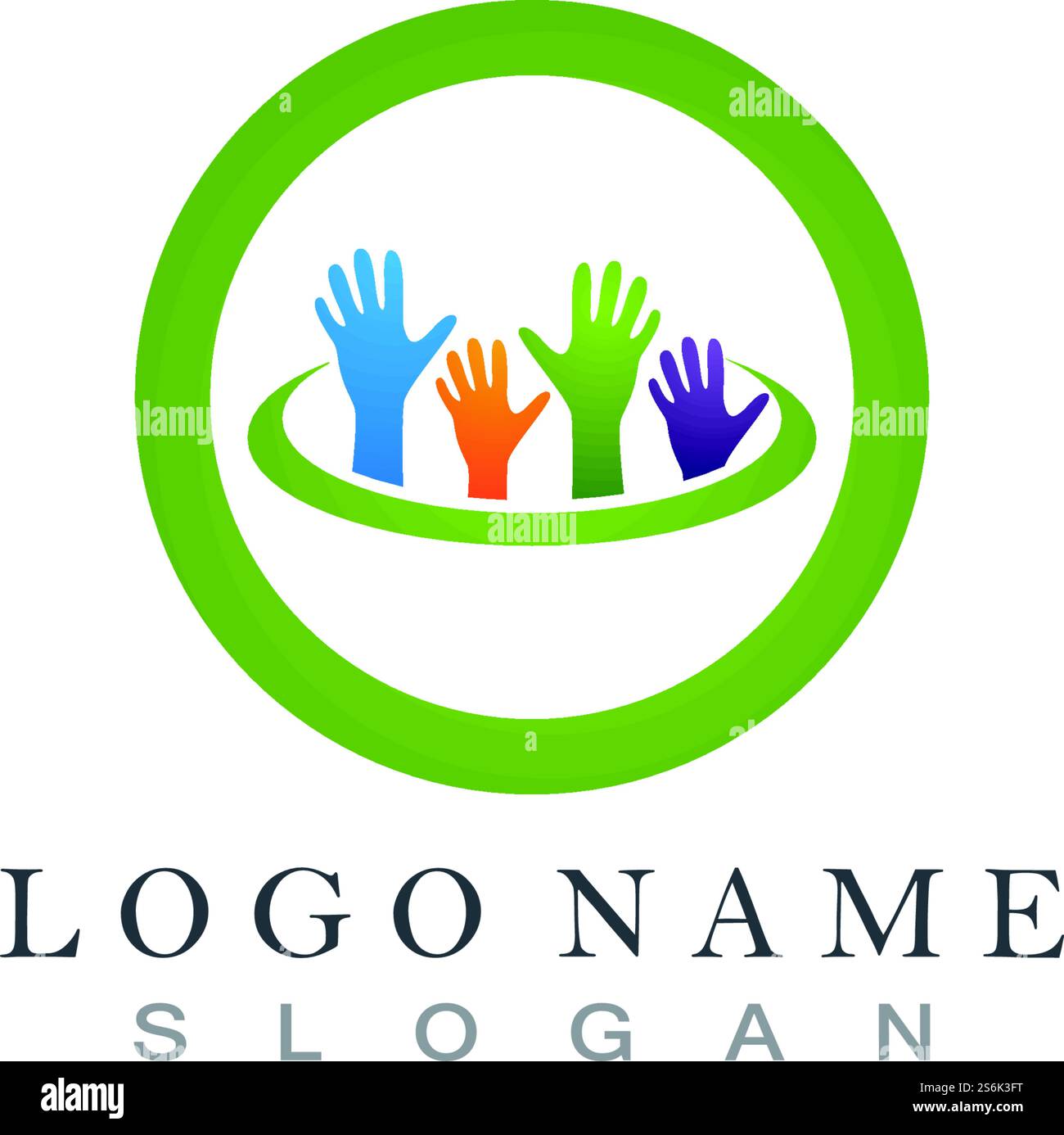 Hand Help Logo and symbol template Stock Vector Image & Art - Alamy