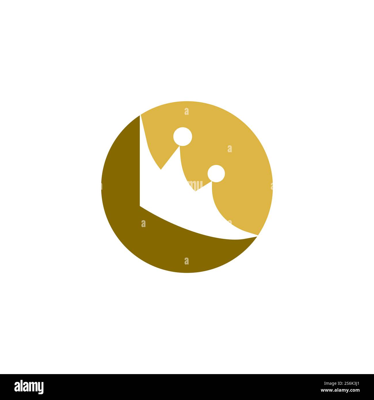 Royal King Queen Crown Elegant Luxury logo design Stock Vector Image ...