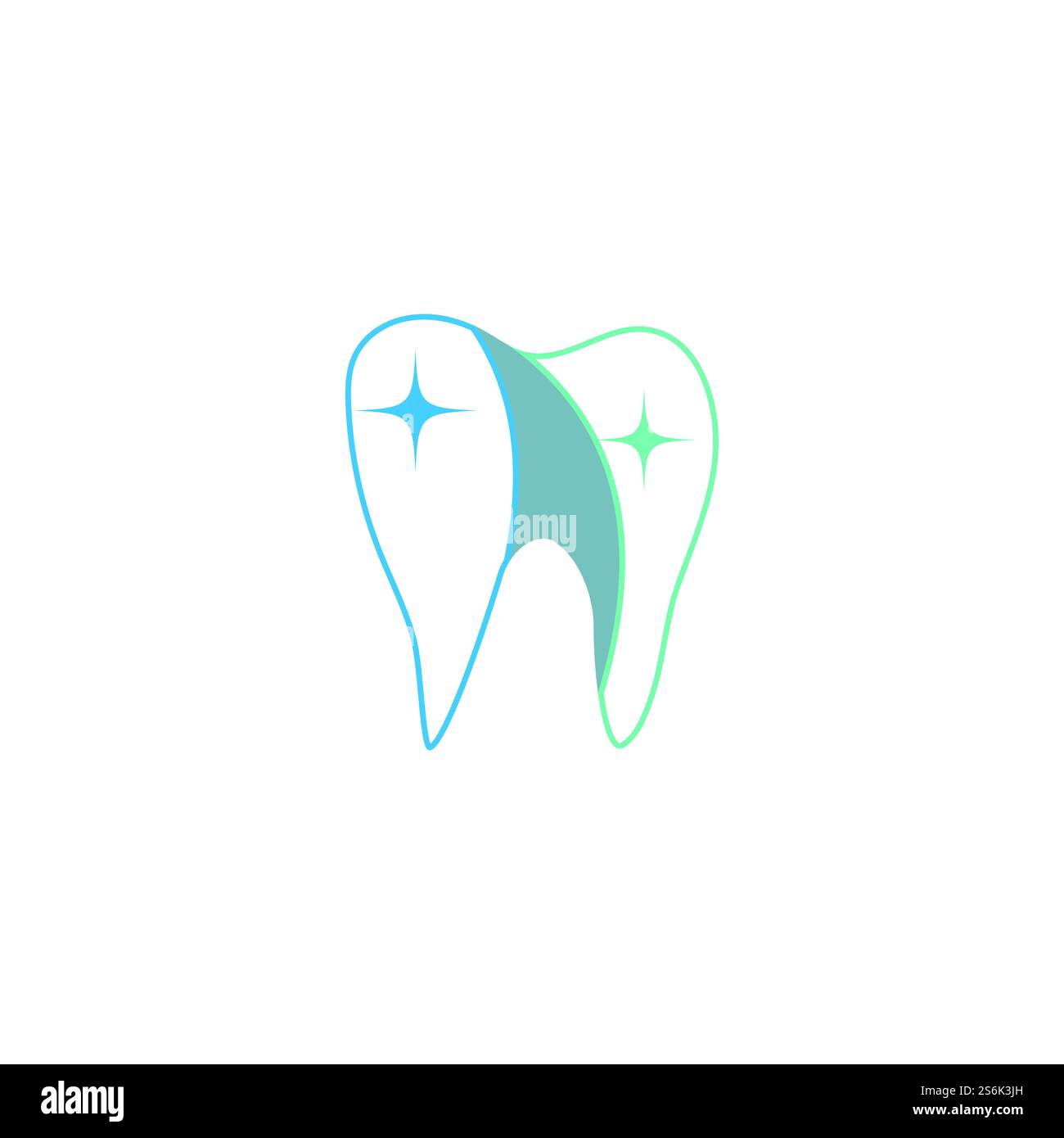 Tooth Teeth Dentist Dental dentistry with Stars logo design Stock ...