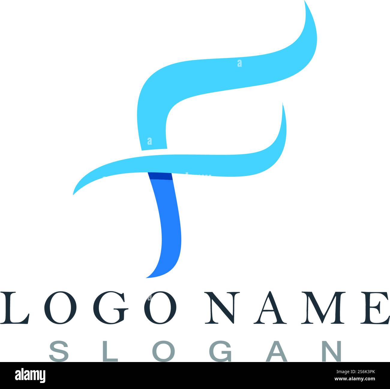 F water wave Logo and symbol vector Stock Vector Image & Art - Alamy