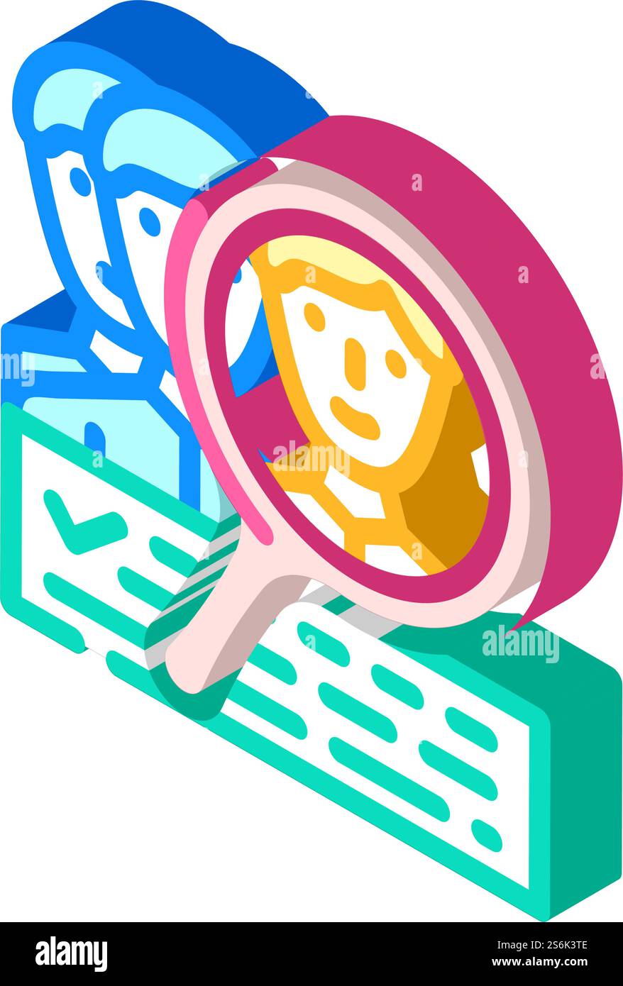 customer study kyc isometric icon vector. customer study kyc sign ...