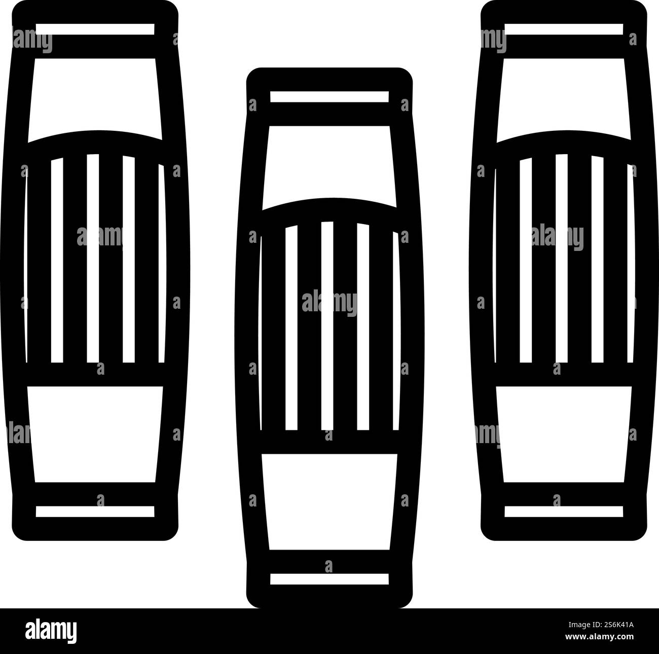 Spaghetti Package Icon. Bold outline design with editable stroke width ...