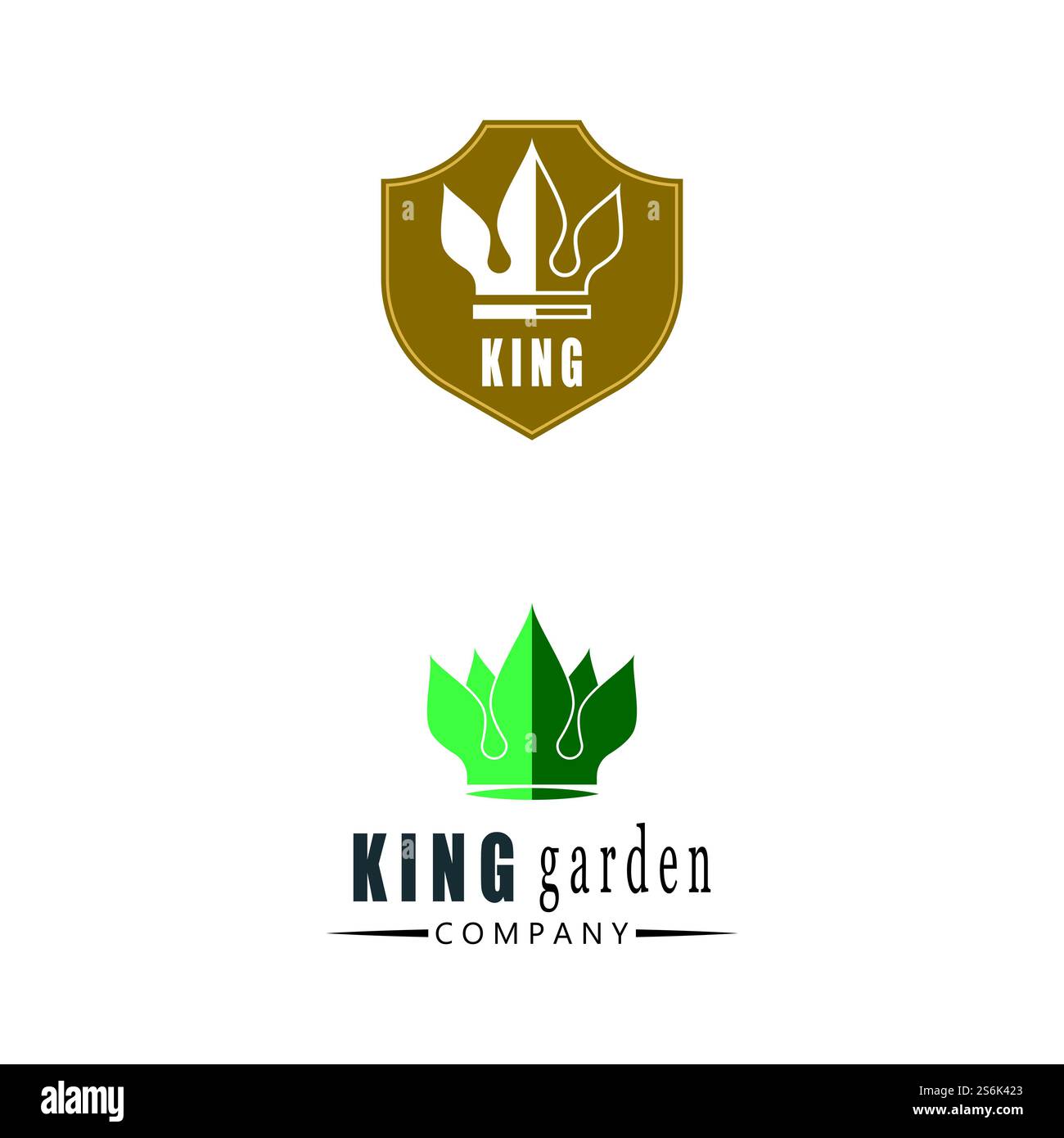Royal King Queen Crown Elegant Luxury logo design Stock Vector Image ...