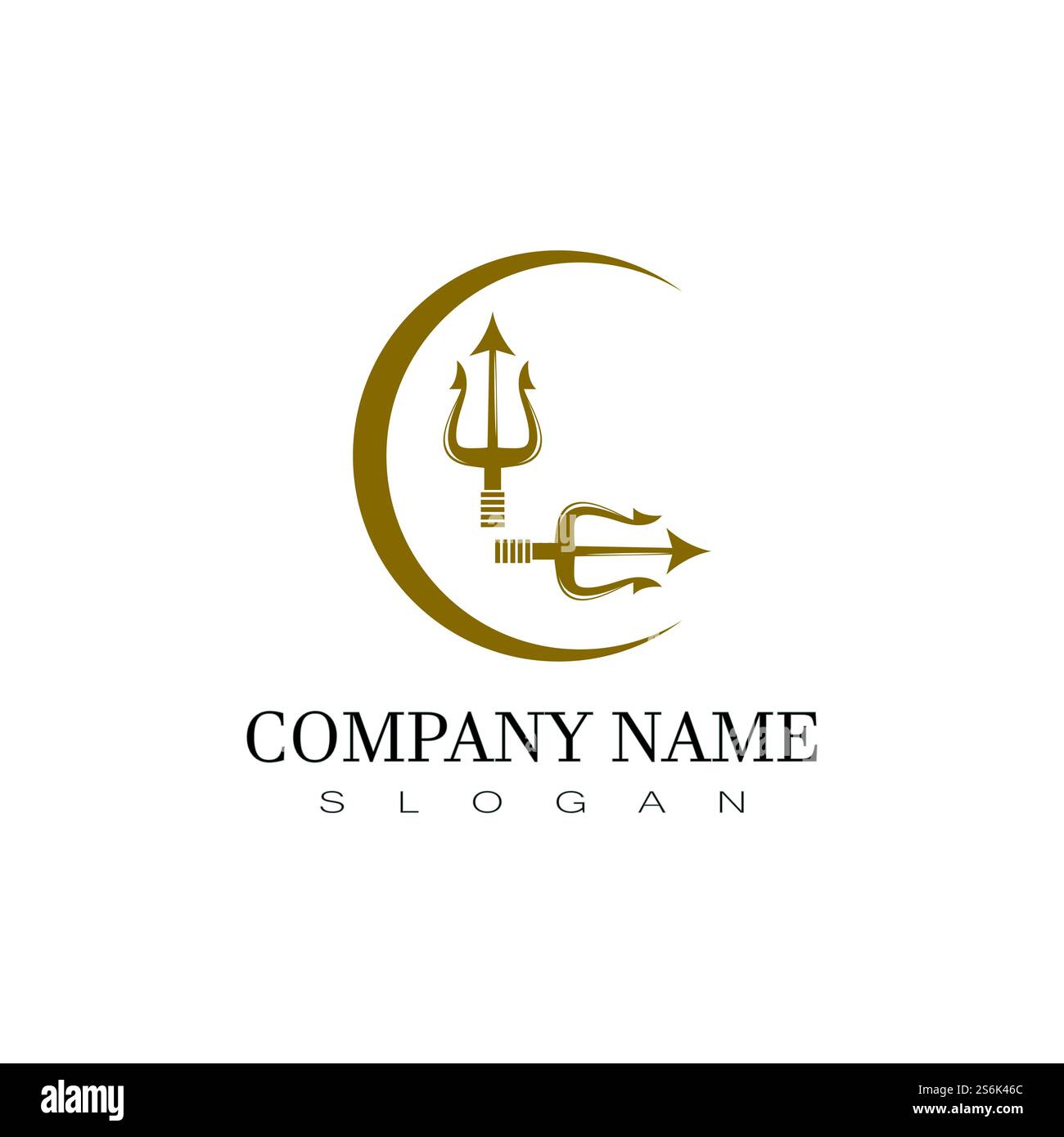 Tombak Trident Vintage dari Poseidon Neptune God Triton King desain ...