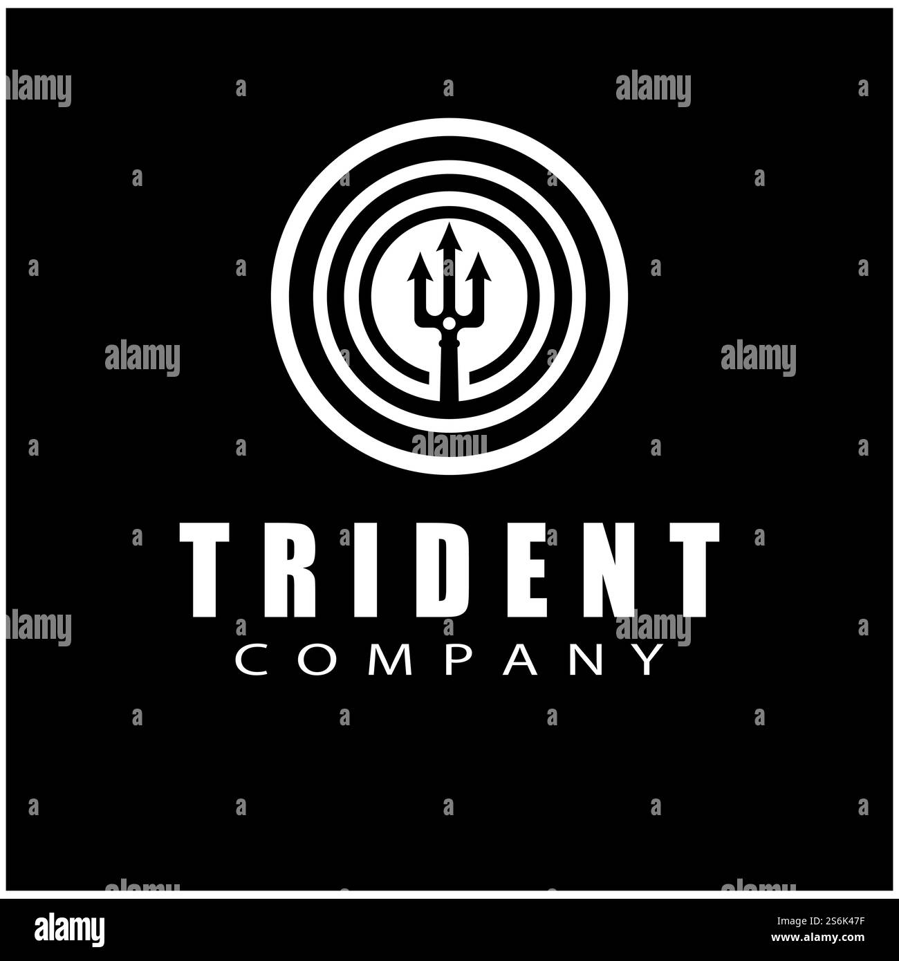 Tombak Trident Vintage dari Poseidon Neptune God Triton King desain ...