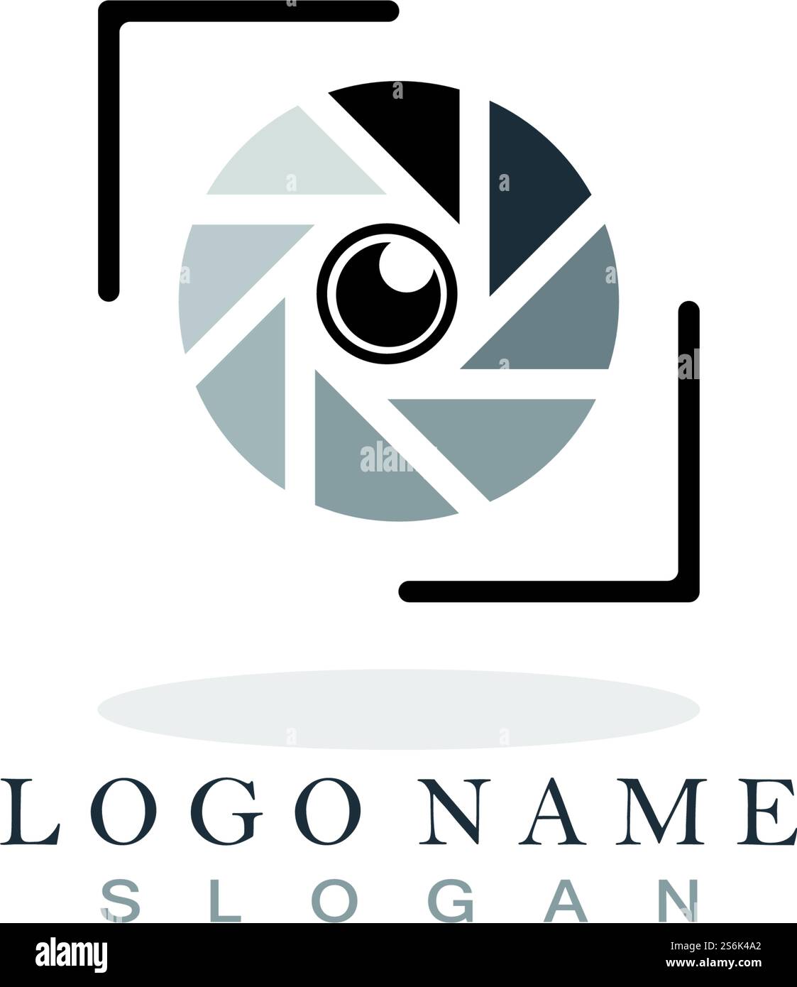 Contact lens concept vector Cut Out Stock Images & Pictures - Alamy