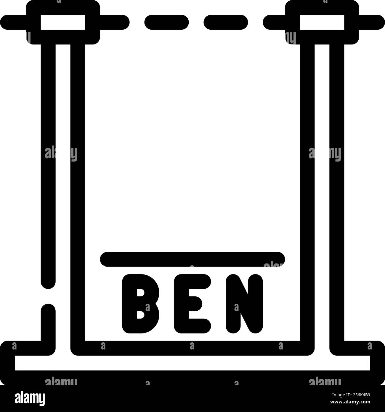 height control parking gate line icon vector. height control parking ...