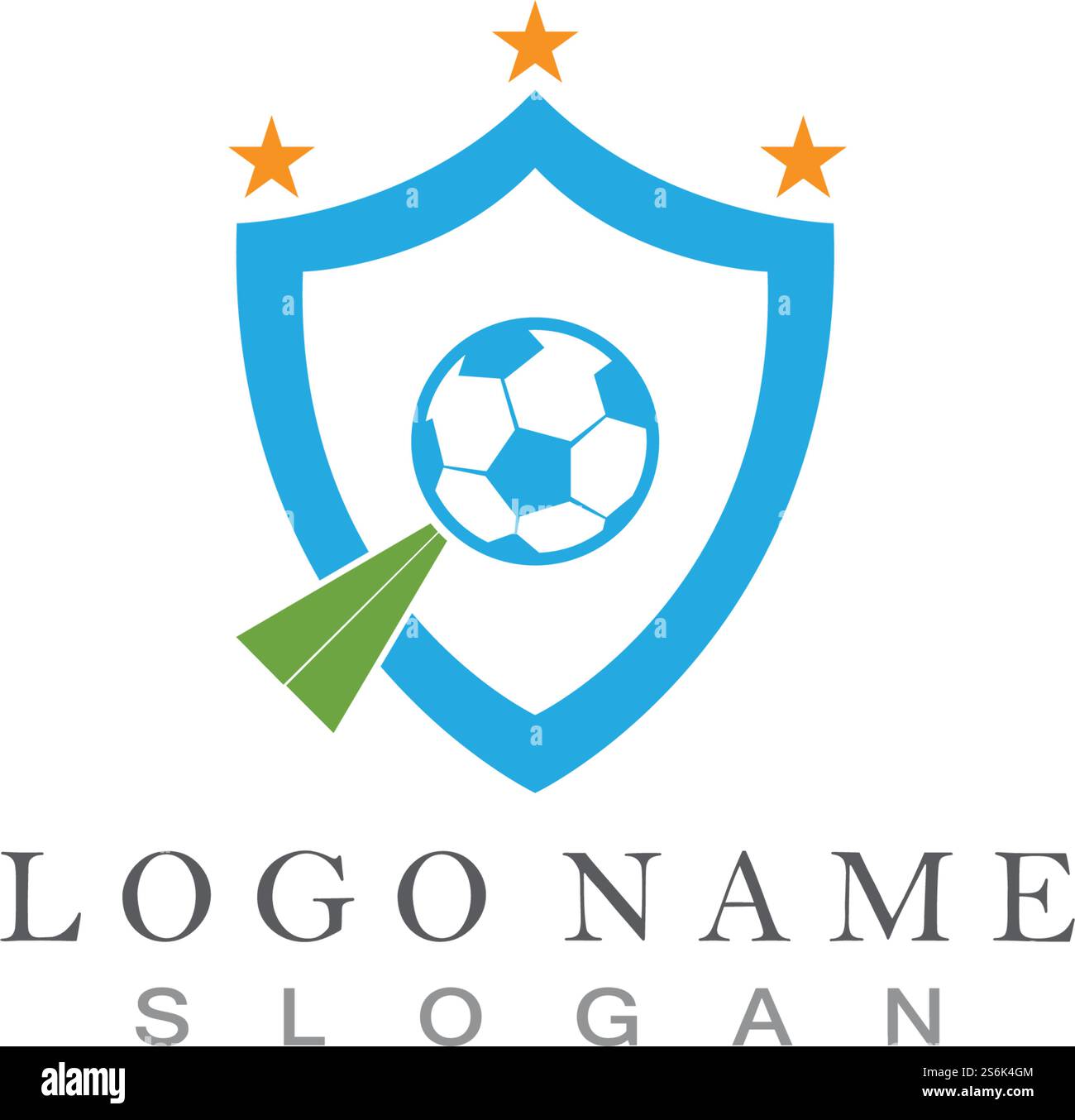 Football Logo Icon Stock Vector Image & Art - Alamy