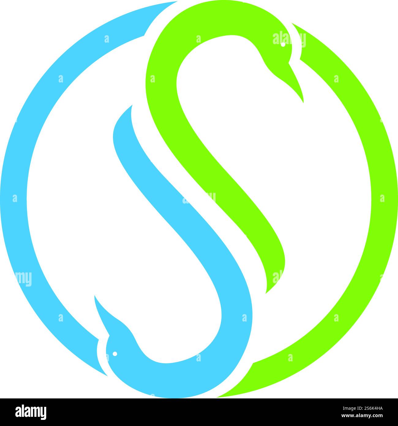 Swan logo and symbol vector Stock Vector Image & Art - Alamy