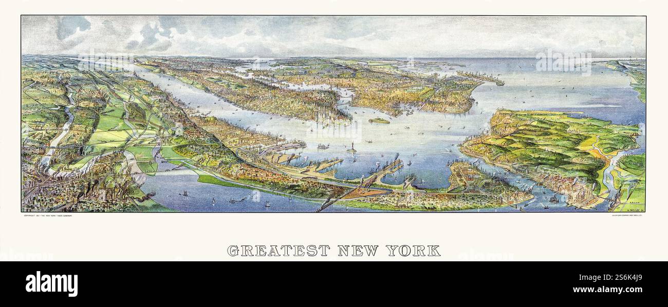 Map Of New York City And Statue Of Liberty