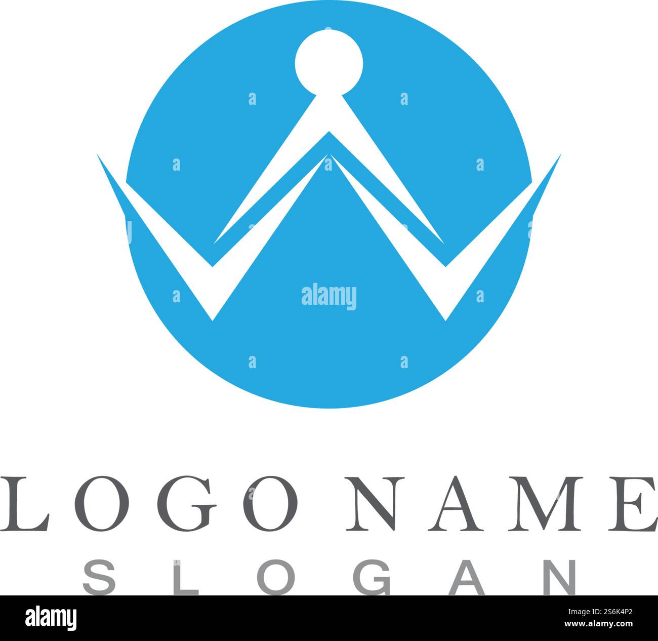 W Letter, People Logo design Vector Stock Vector Image & Art - Alamy