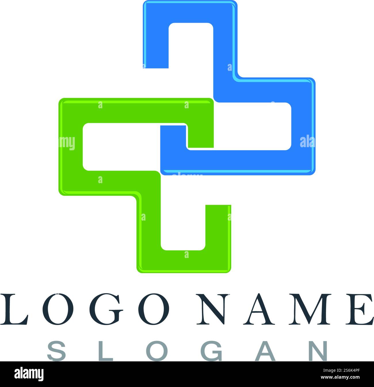 Medical And Health Logo Vector Design Stock Vector Image & Art - Alamy