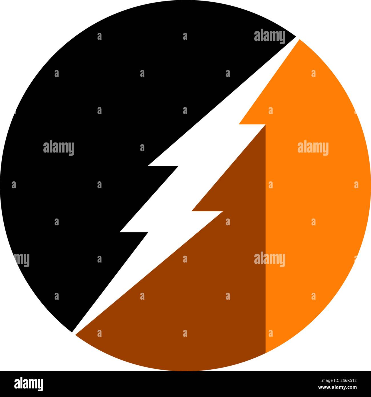 Flash lightning logo black vector Stock Vector Image & Art - Alamy