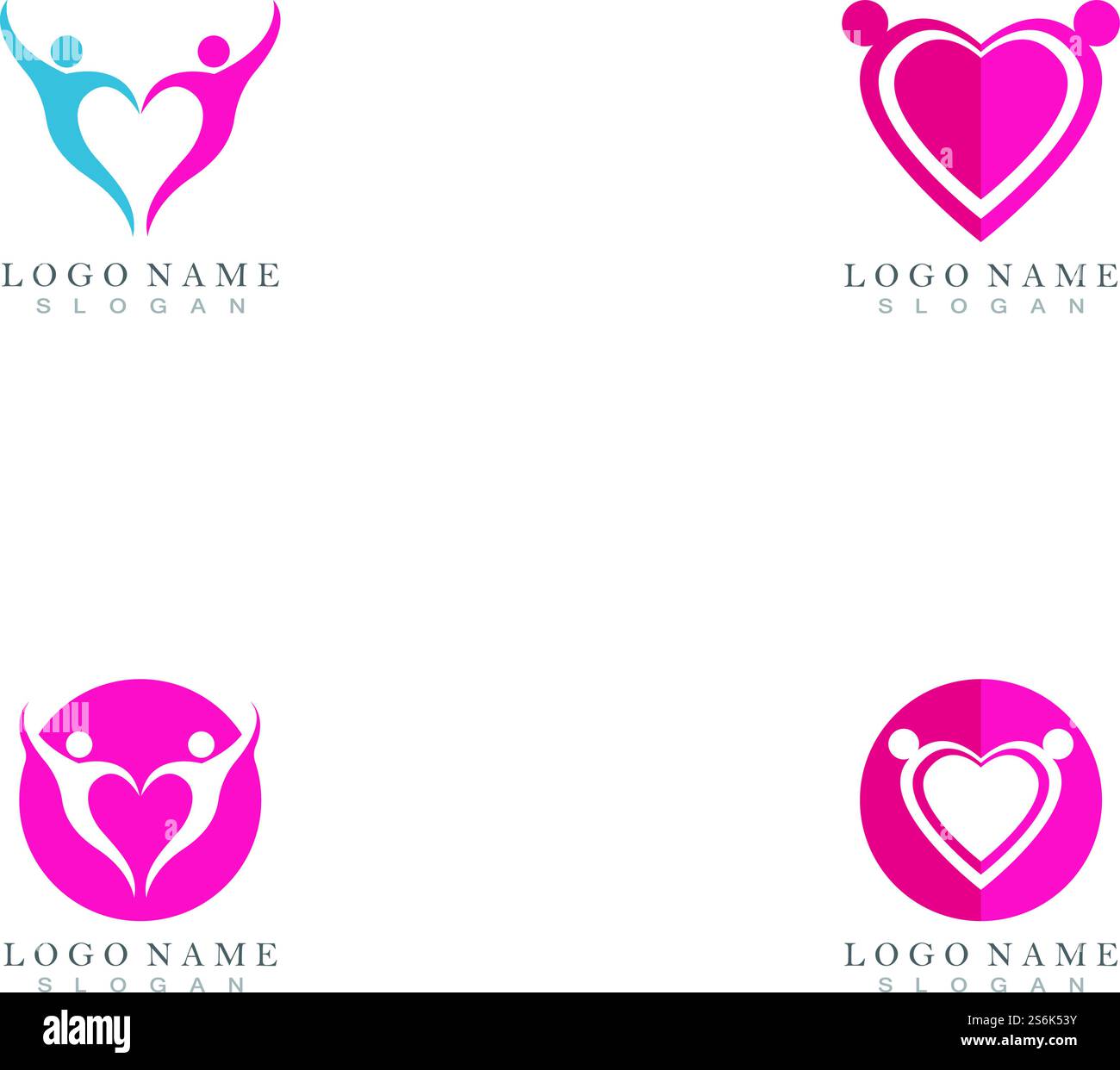 Love people logo design Stock Vector Image & Art - Alamy