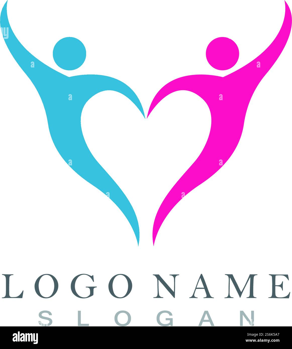 Love people logo design Stock Vector Image & Art - Alamy