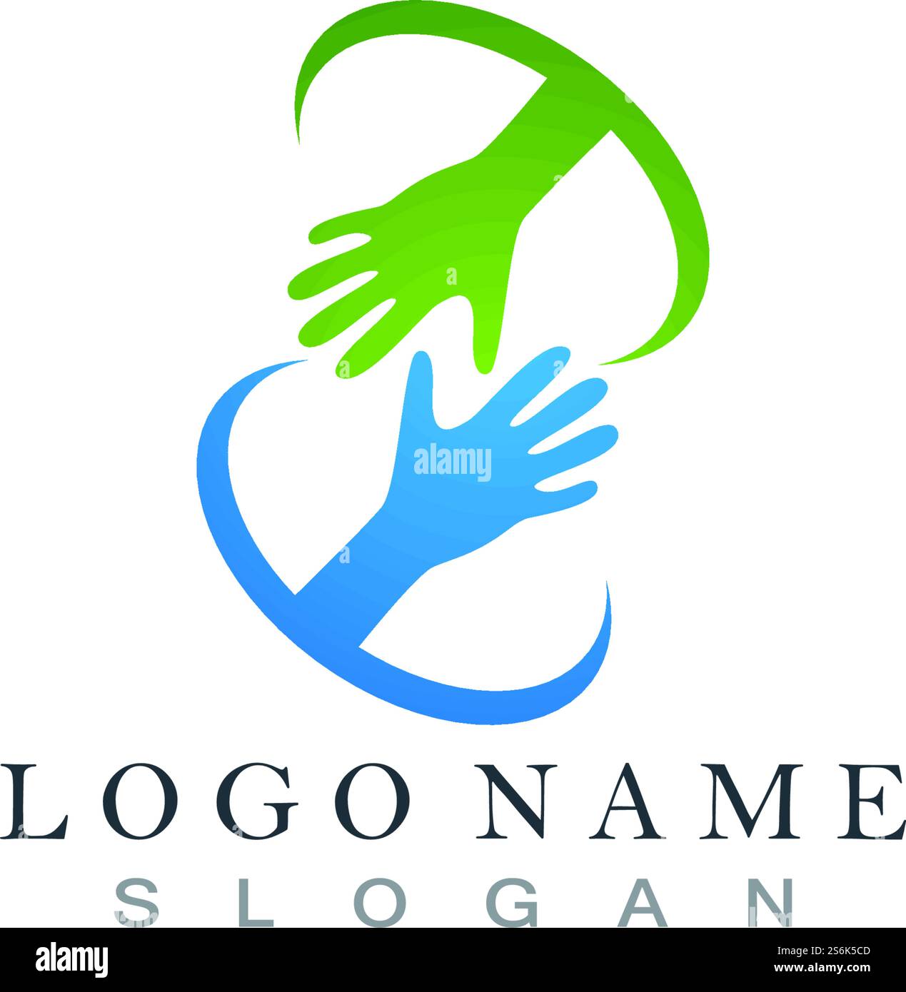Hand Help Logo and symbol template Stock Vector Image & Art - Alamy