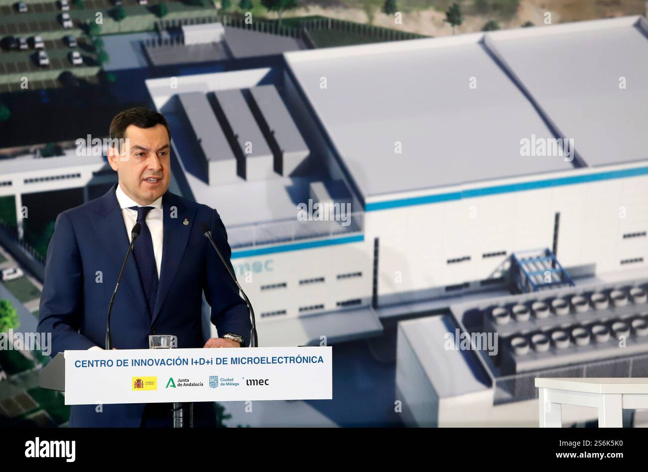 The President of the Junta de Andalucía, Juanma Moreno, during the ...