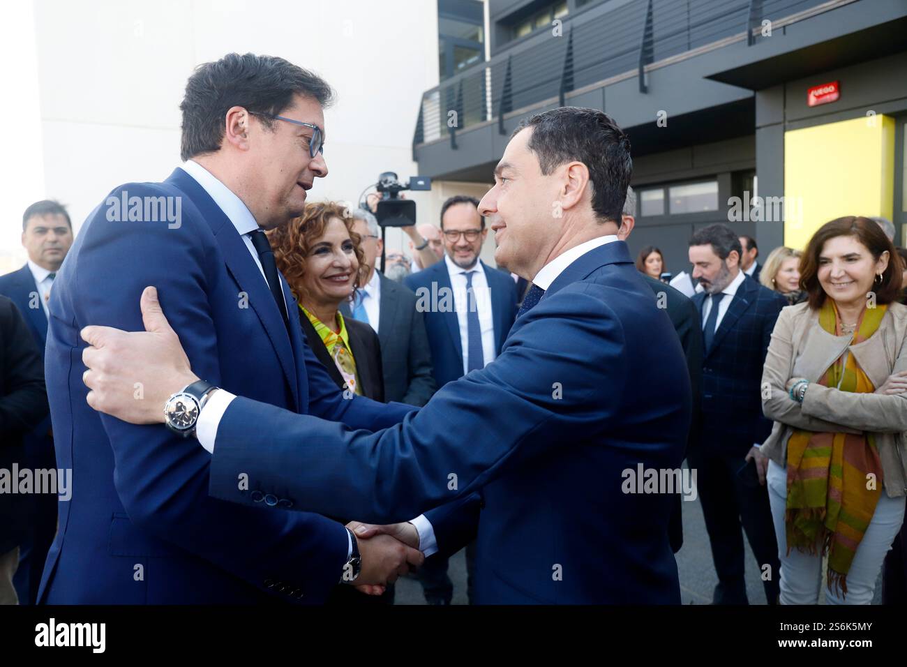 The President of the Junta de Andalucía, Juanma Moreno, during the ...
