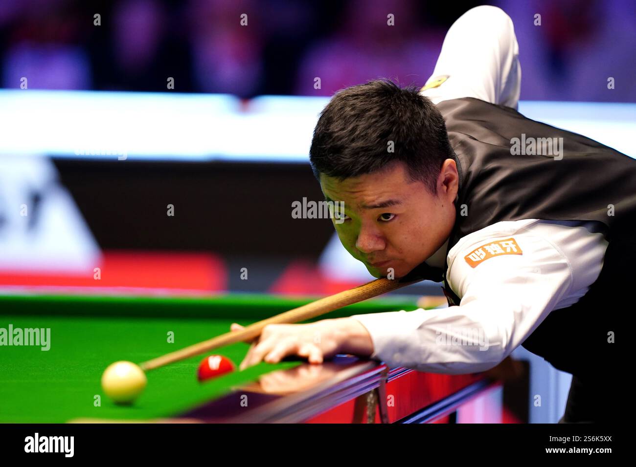 Ding Junhui during his quarter-final match against Judd Trump (not ...